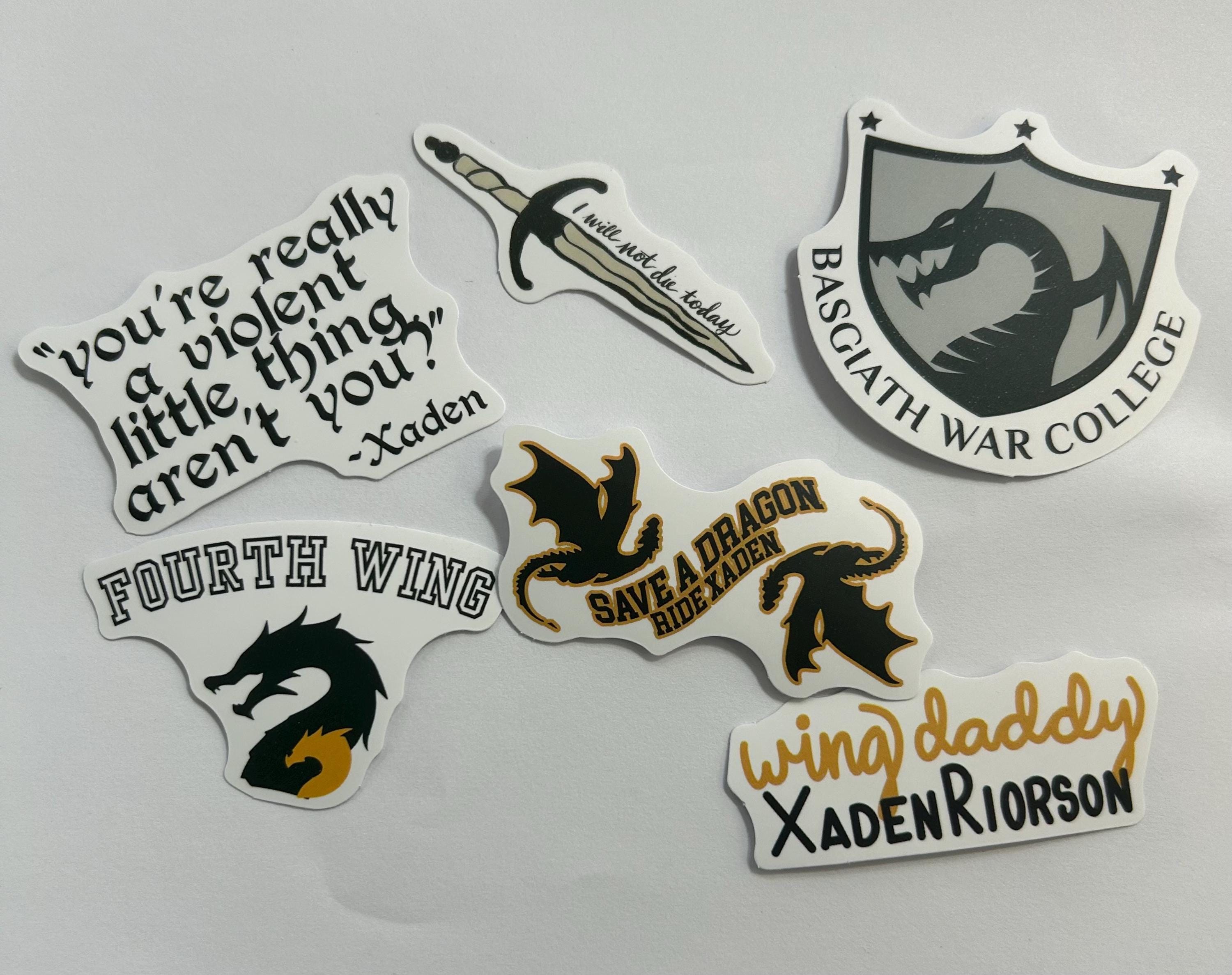 Surprise Fourth Wing Sticker Pack - Empyrian Series, Onyx Storm ...