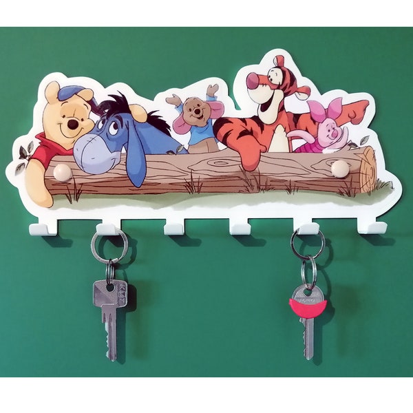 Winnie the Pooh Key Holder - Etsy