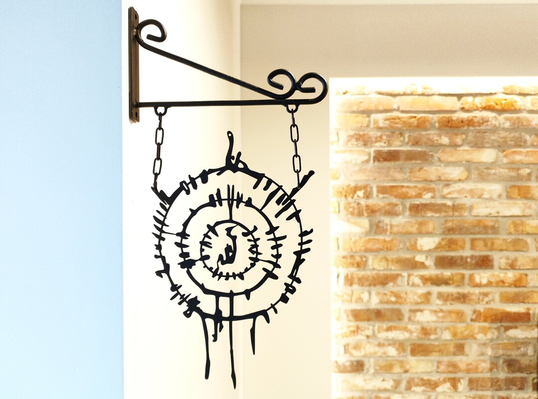 Astarion Metal Scars Symbol / Wall Art / BG 3 / Signboard ... Astarion Metal Scars Symbol / Wall Art / BG 3 / Signboard ...