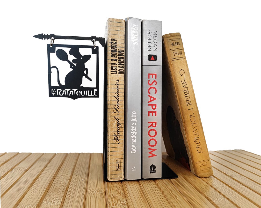 La Ratatouille Metal Bookends – Remy Inspired French Kitchen Decor ...