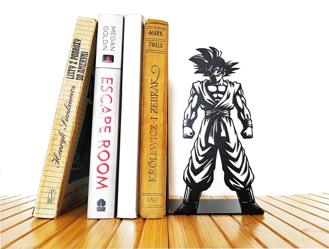 Goq Inspired Metal Bookends, Anime and Manga, Book Shelf Decoration ...