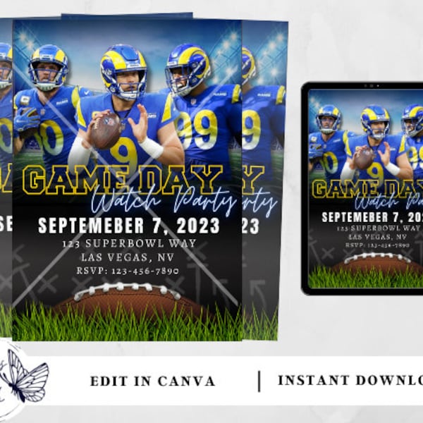 Rams Invitation - Etsy