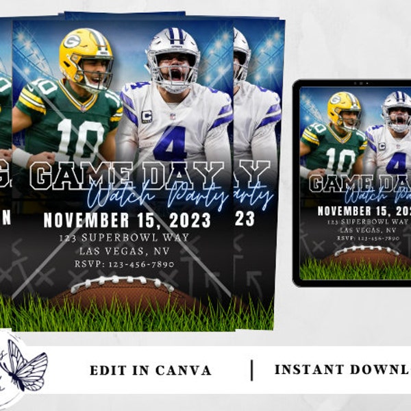 Green Bay Invitation - Etsy