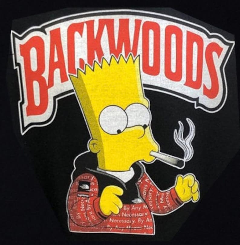 Backwoods Bart Simpson Hoodie Shirt Cotton Unisex Perfect - Etsy
