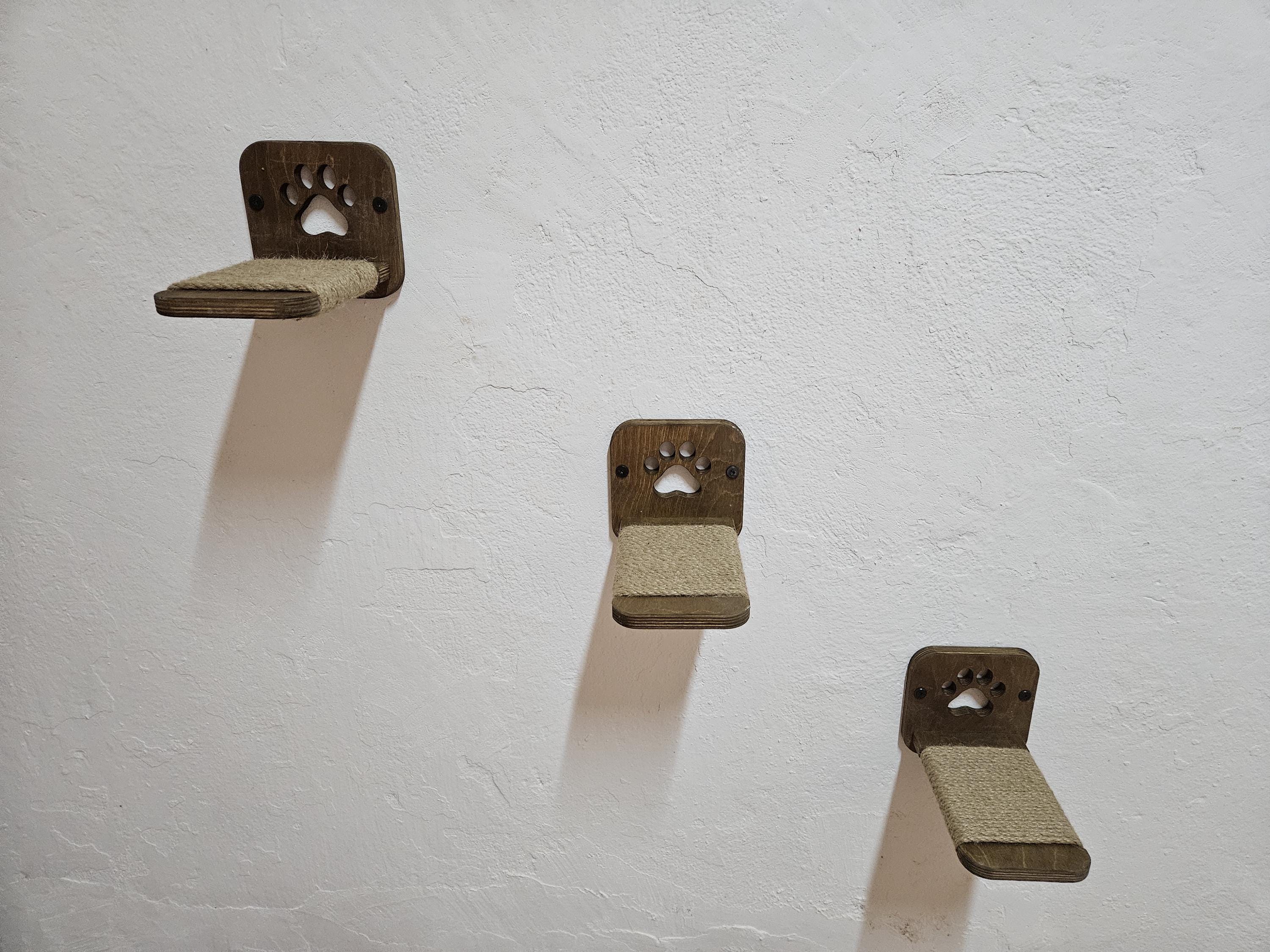 Wall-mounted Cat Steps, Modern Cat Furniture, Floating Cat Shelf, Cat ...