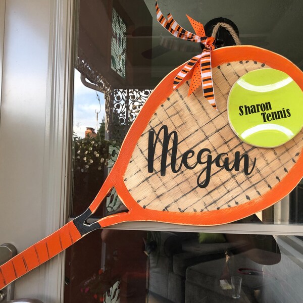 Wooden Tennis Racket - Etsy