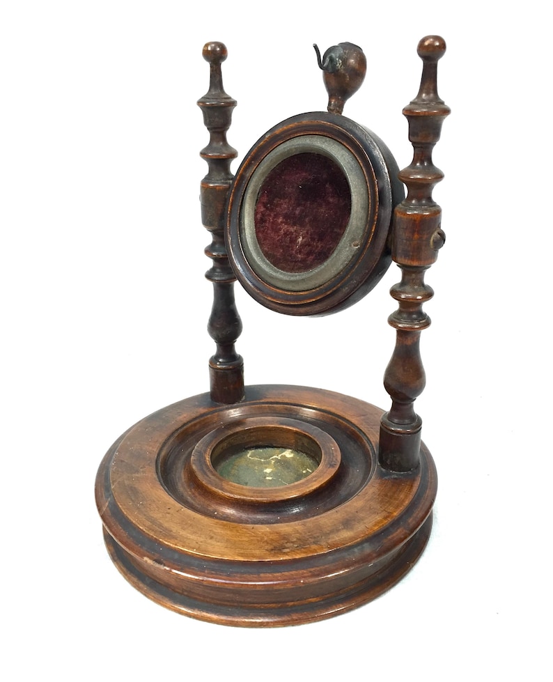 Victorian Wooden Mahogany Pocket Fob Watch Stand C.1850 / Antique ...