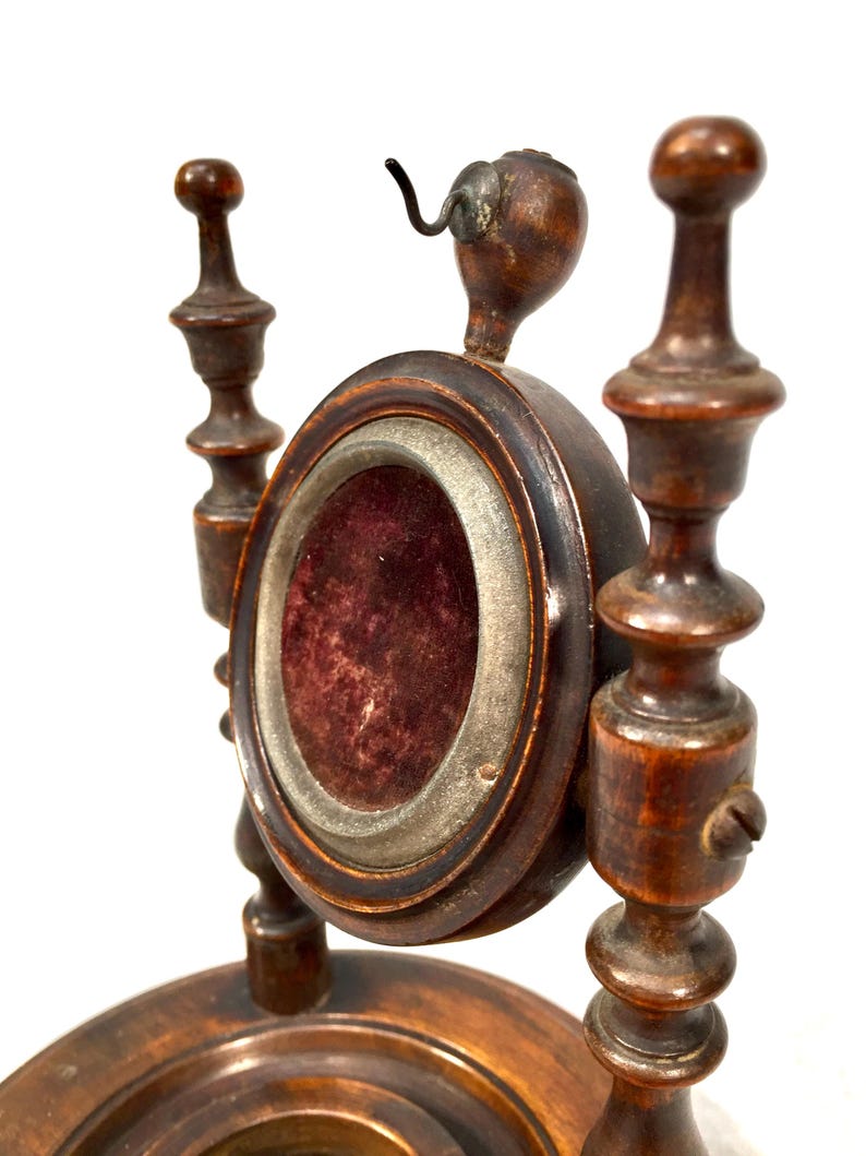 Victorian Wooden Mahogany Pocket Fob Watch Stand C.1850 / Antique ...