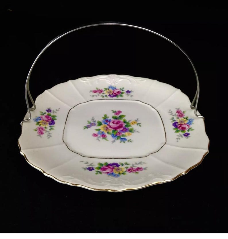Czech Slovakia Tea Set / Afternoon Tea / Vintage / Floral / for 4 ...