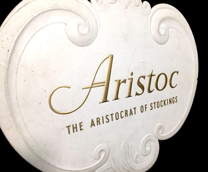 Antique Advertising Large Showcard for Aristoc the Aristocrat of ...