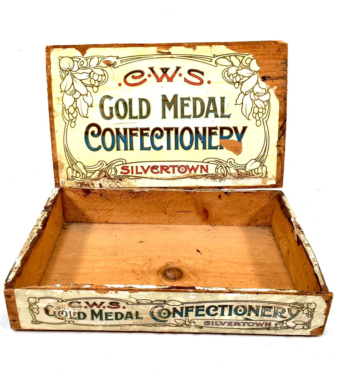 Antique Advertising - CWS Crumpsall Biscuit Works Wooden Shop Display ...