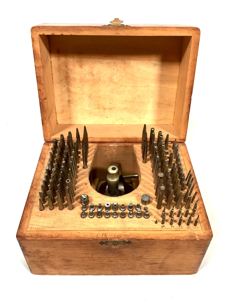 Vintage Watch Makers Staking Tool Kit / Set Boxed / Antique Horologist ...