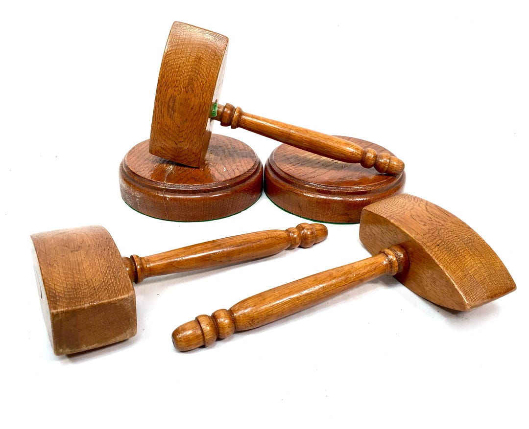 Antique Masonic / Freemasons Wooden Gavel and Block Set / Junior ...