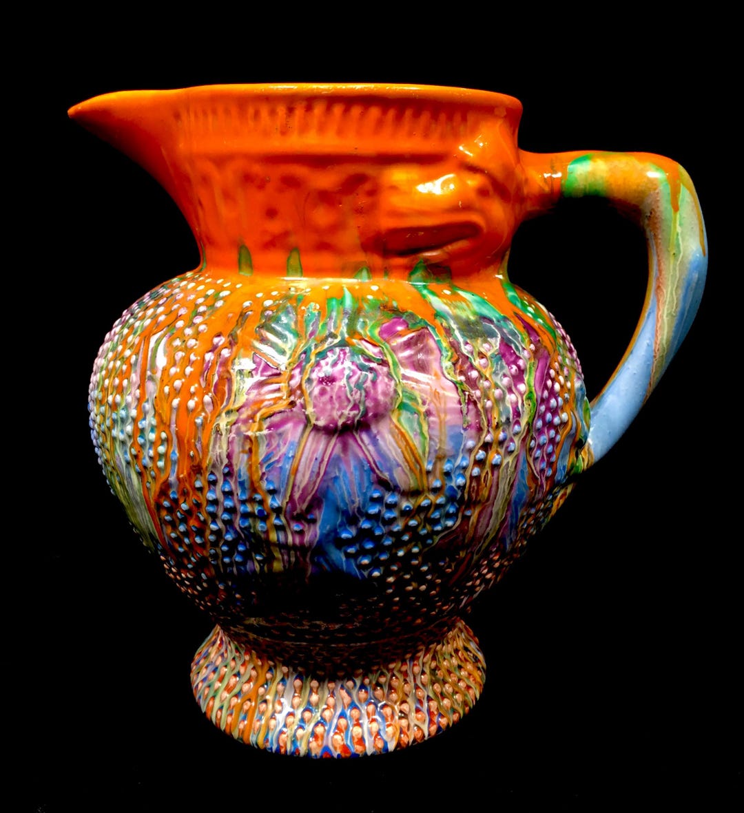 Antique Clarice Cliff - Delecia Painted Jug Art Deco Pottery / Bizarre ...