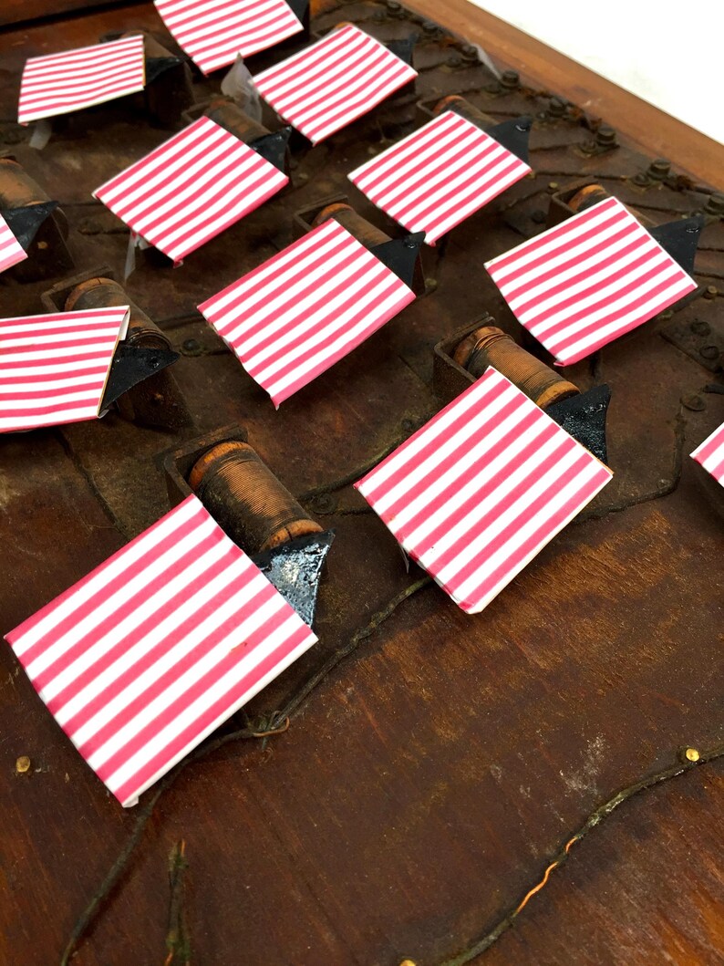 Antique Large Sized Wooden Servants Bell Board / Butlers Call Indicator ...