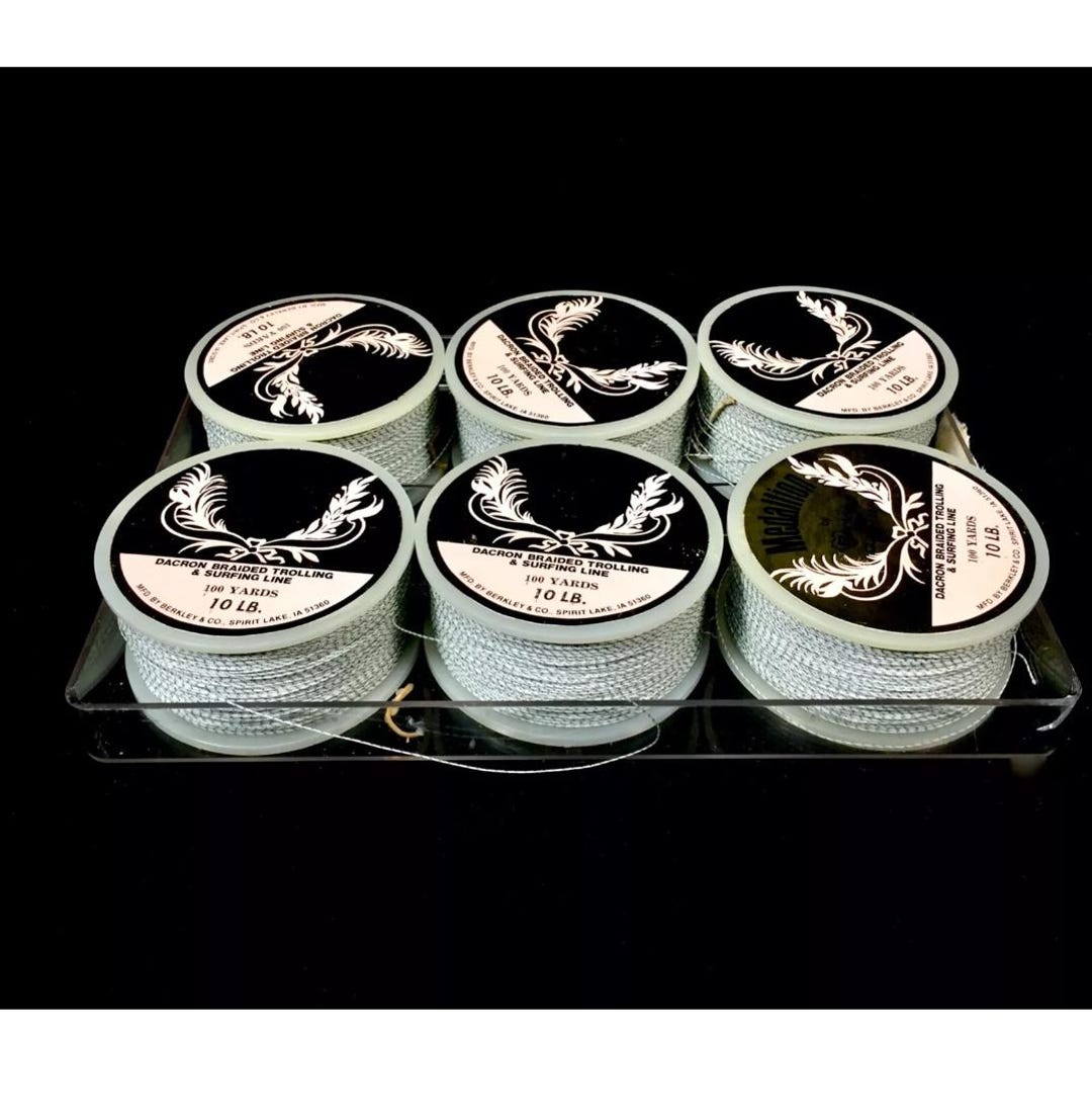 Vintage Set of Medallion Dacron Braided Trolling & Surfing Line ...