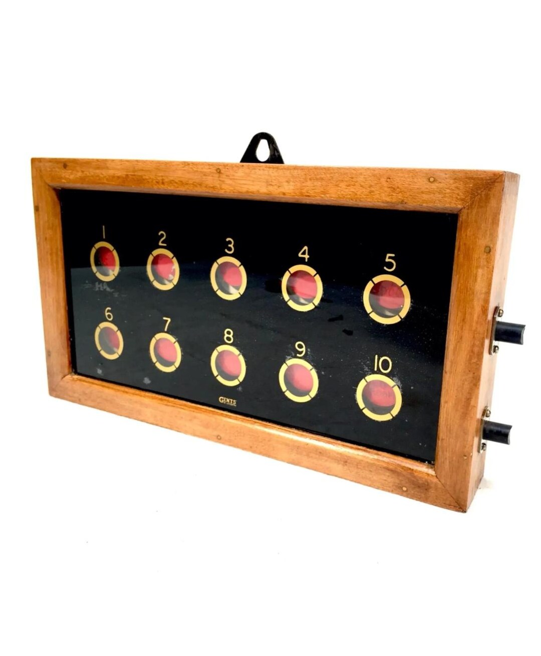 Antique Oak Wooden Servants Bell Board / Butlers Call Indicator / C1920 ...