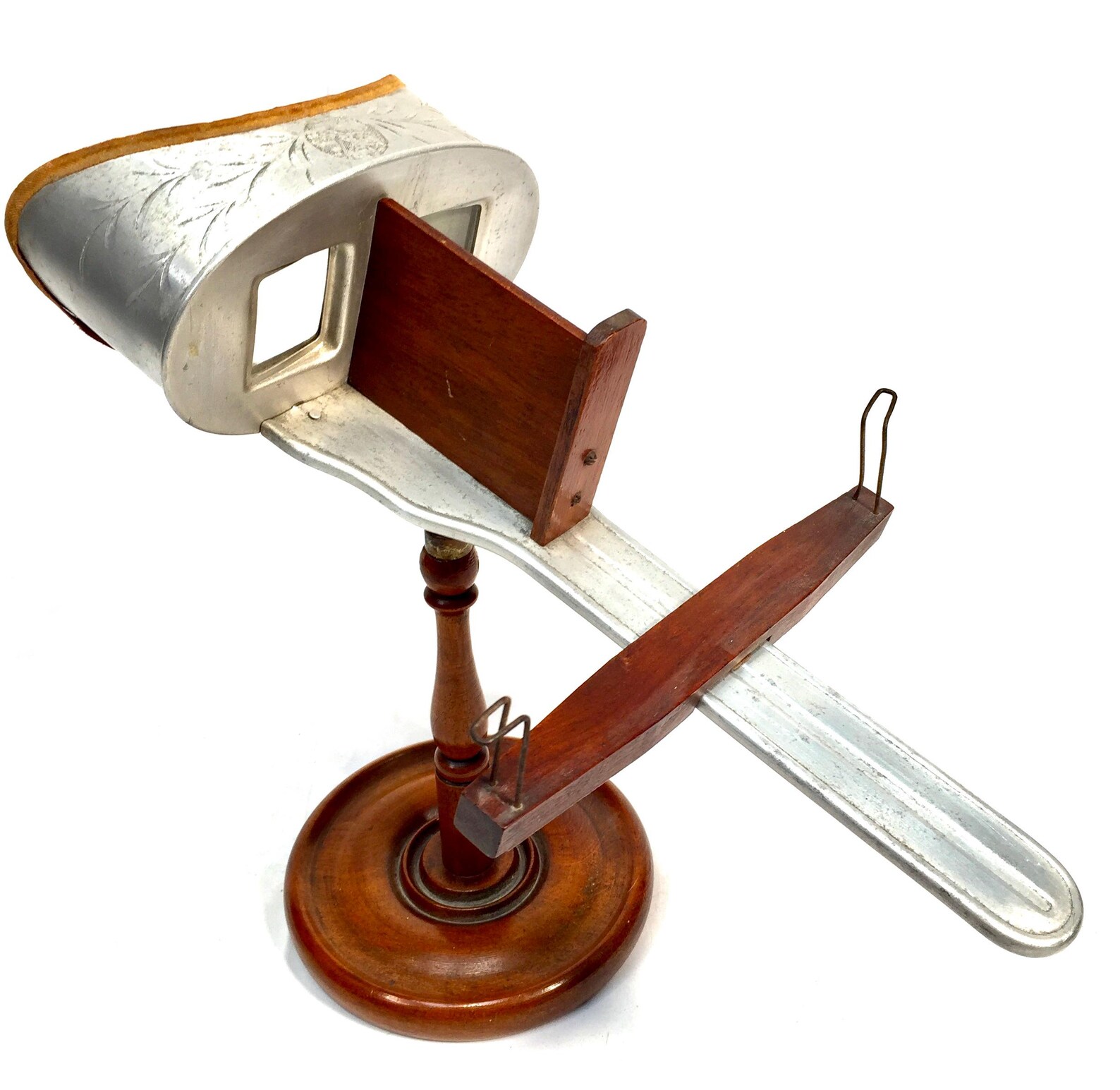 Antique Early 20th Century Tabletop Stand Mounted Stereo Viewer ...