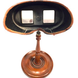 Antique Early 20th Century Tabletop Stand Mounted Stereo Viewer ...