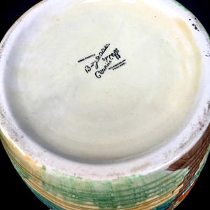 Antique Clarice Cliff - Sandon Lotus Jug Large / C1933 Art Deco Pottery ...