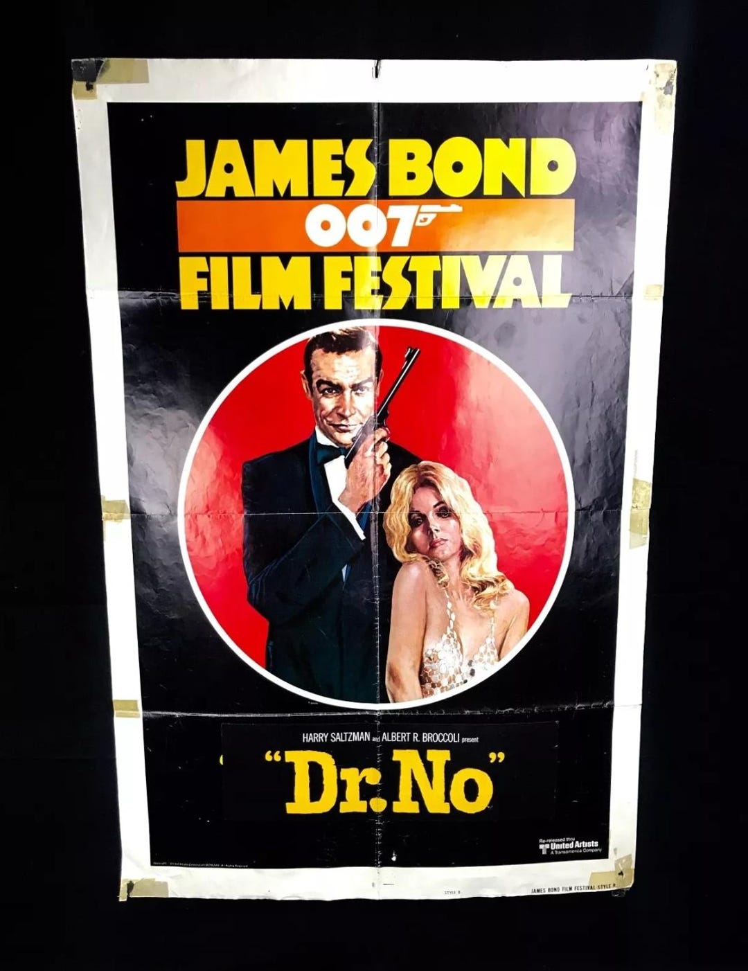Original 1962 DR No James Bond 007 Advertising Poster United Artists ...