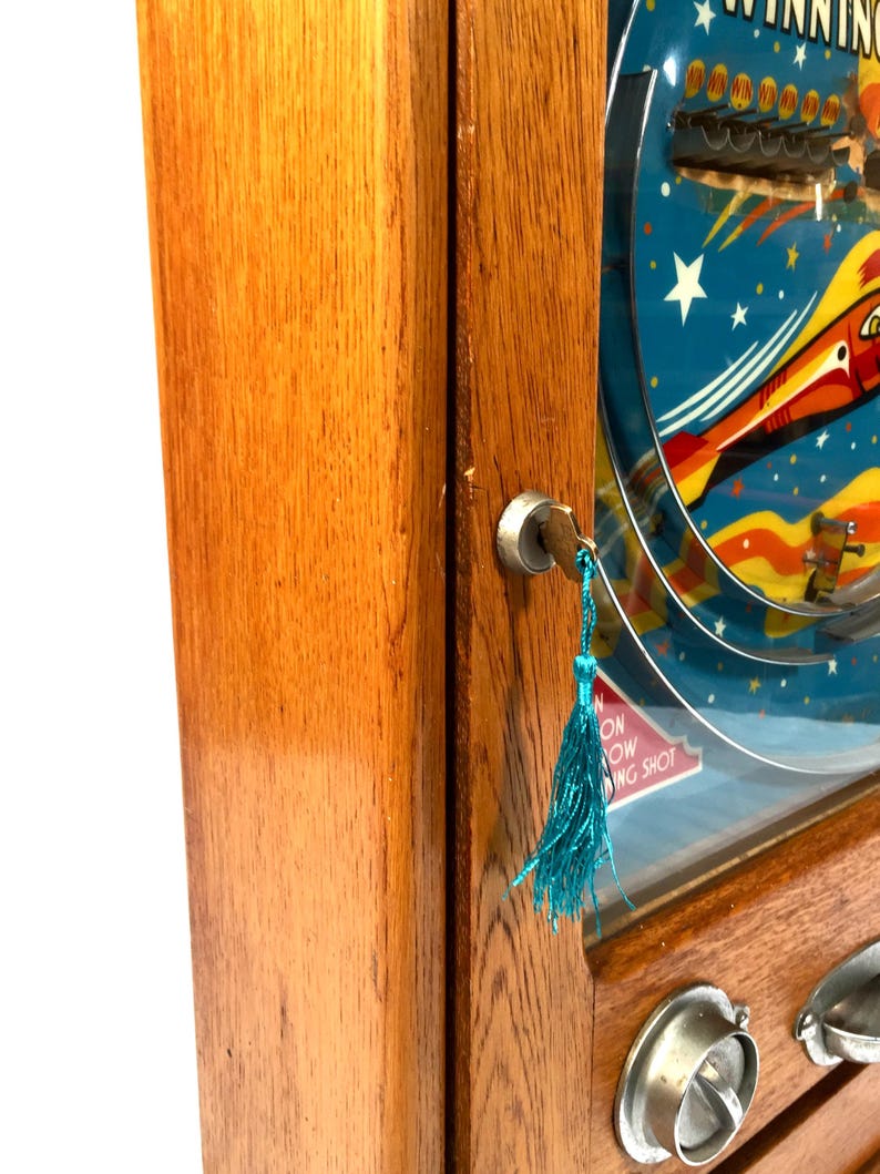 Antique Giant 1950s Oliver Whales Inter-space Arcade Coin Operated ...