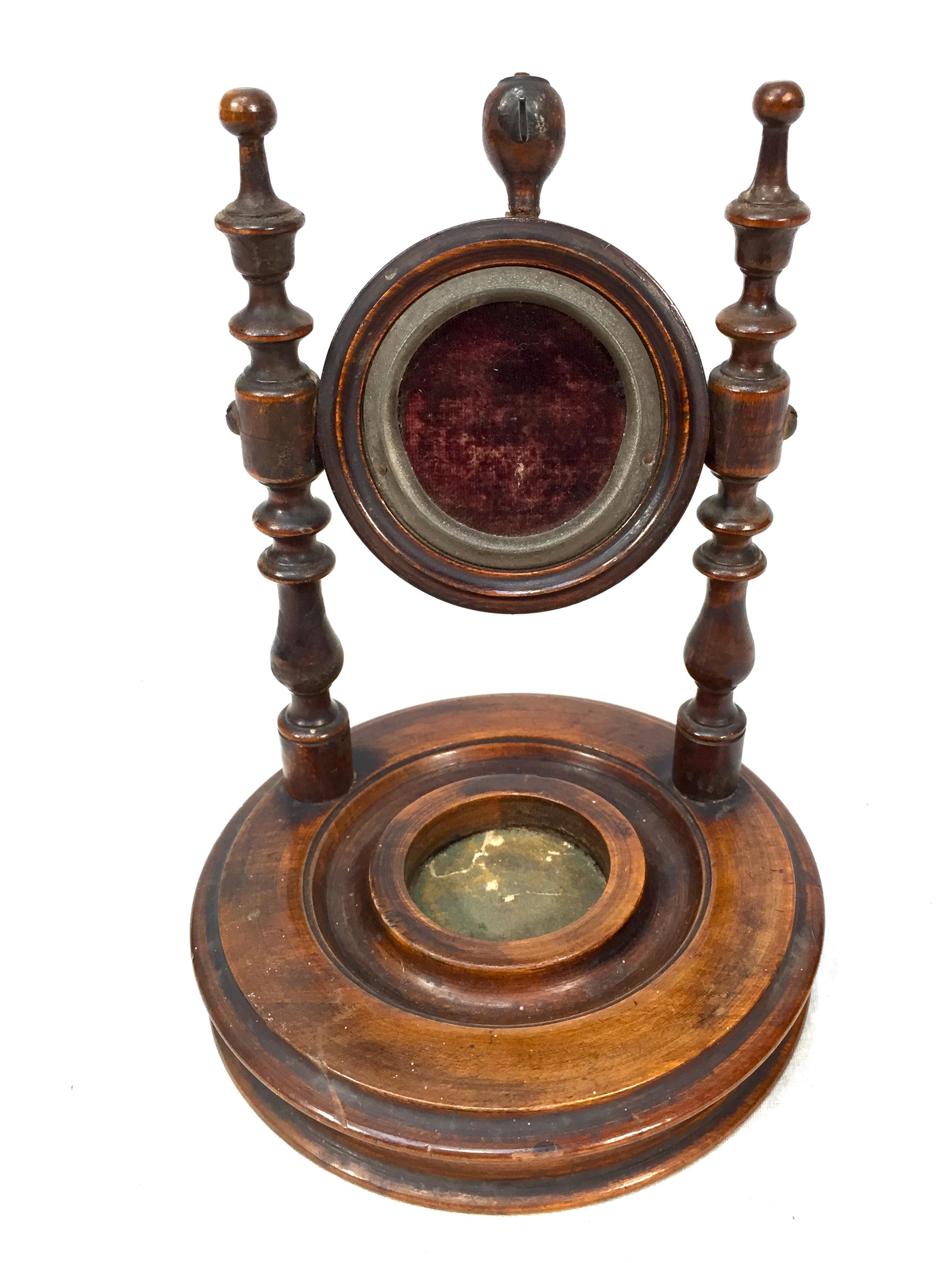 Victorian Wooden Mahogany Pocket Fob Watch Stand C.1850 / Antique ...