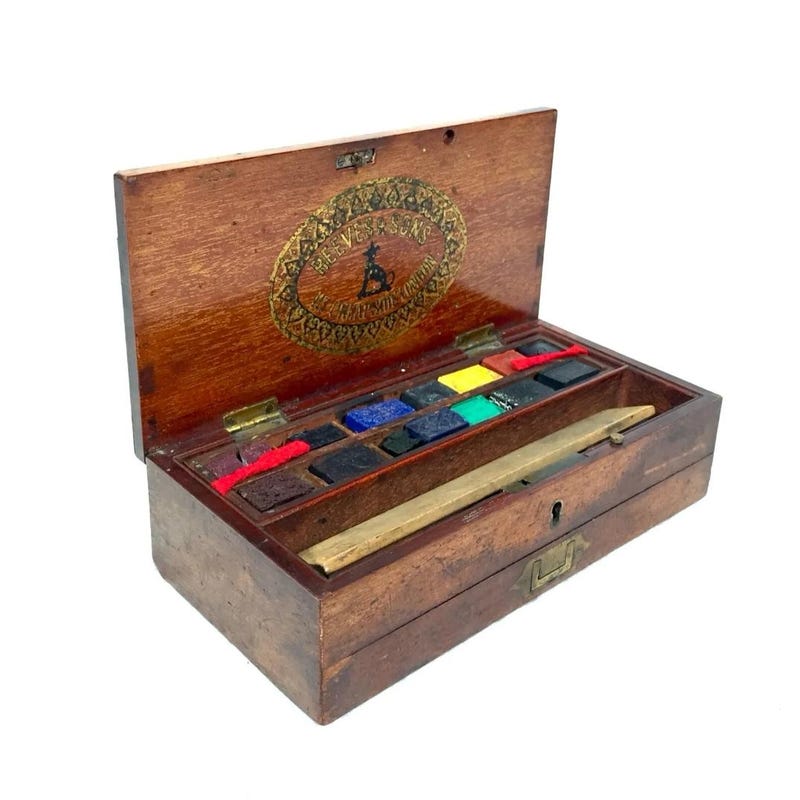 Watercolor Paint Box - Etsy
