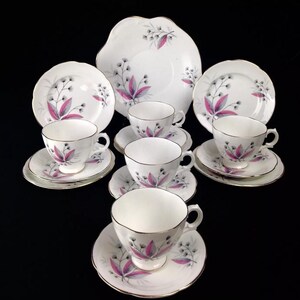 Royal Stuart Vintage Tea Set / Afternoon Tea / Pink and White Floral ...