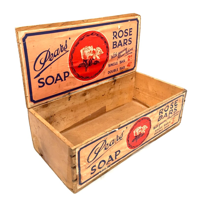 Antique Soap Box - Etsy