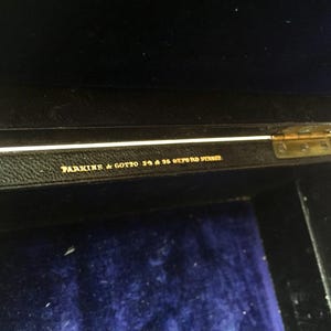 Antique Victorian Leather Jewellery Box Chest by Parkins & Gotto ...