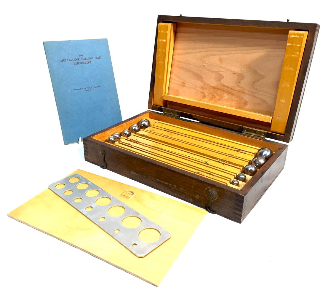 Antique Scientific Instruments - Viscosity Koch Falling Ball Viscometer ...