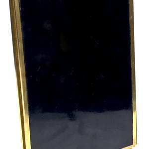 Antique 19th Century Lacquered Blotter Notepad With Brass Decorative ...