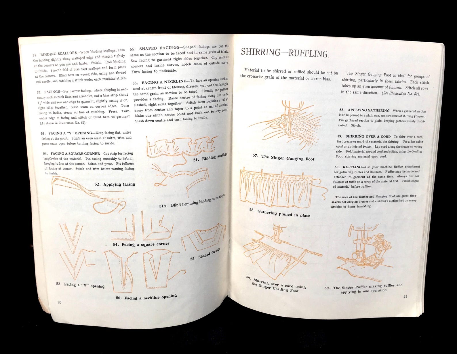 Pair of Singer Sewing Machine Books - Dressmaking Guide & Reference ...