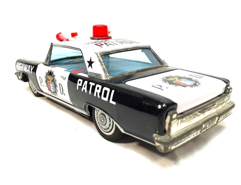 Vintage Toy - Bandai Tin Highway Patrol Car With Box / Made in Japan ...