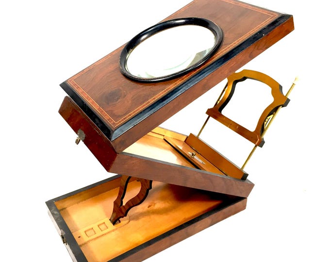 Antique Wooden Optical Photo Picture Postcard Viewer by Ancienne Maison ...