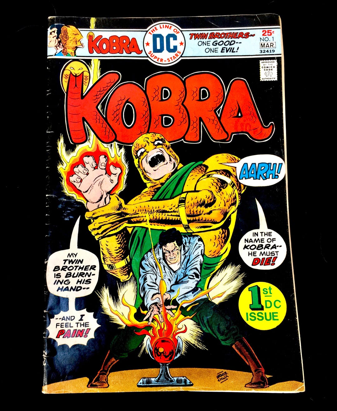 DC Comics Kobra #1 Classic Cover 1976 / First Issue / Vintage - Etsy