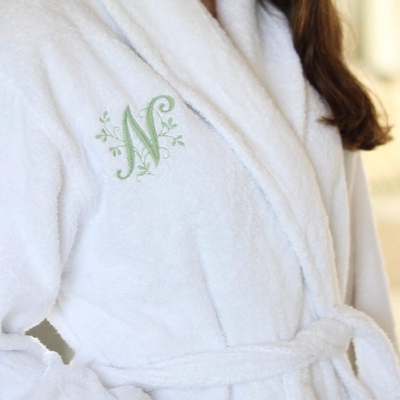 Monogram Bathrobe - Etsy
