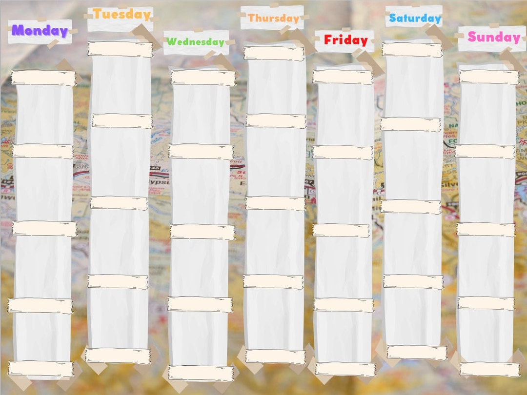 Activity Chart for Kids - Etsy