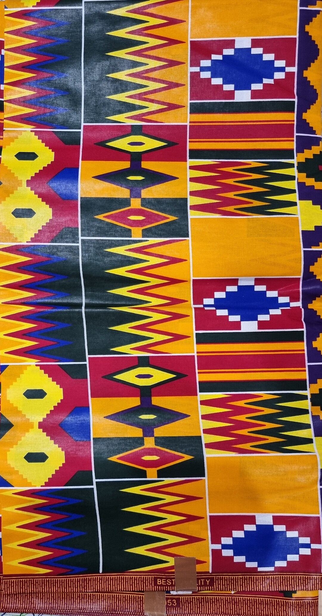 African Print| Kente| Ghana Print| Super Wax| Quality Fabric|cotton ...