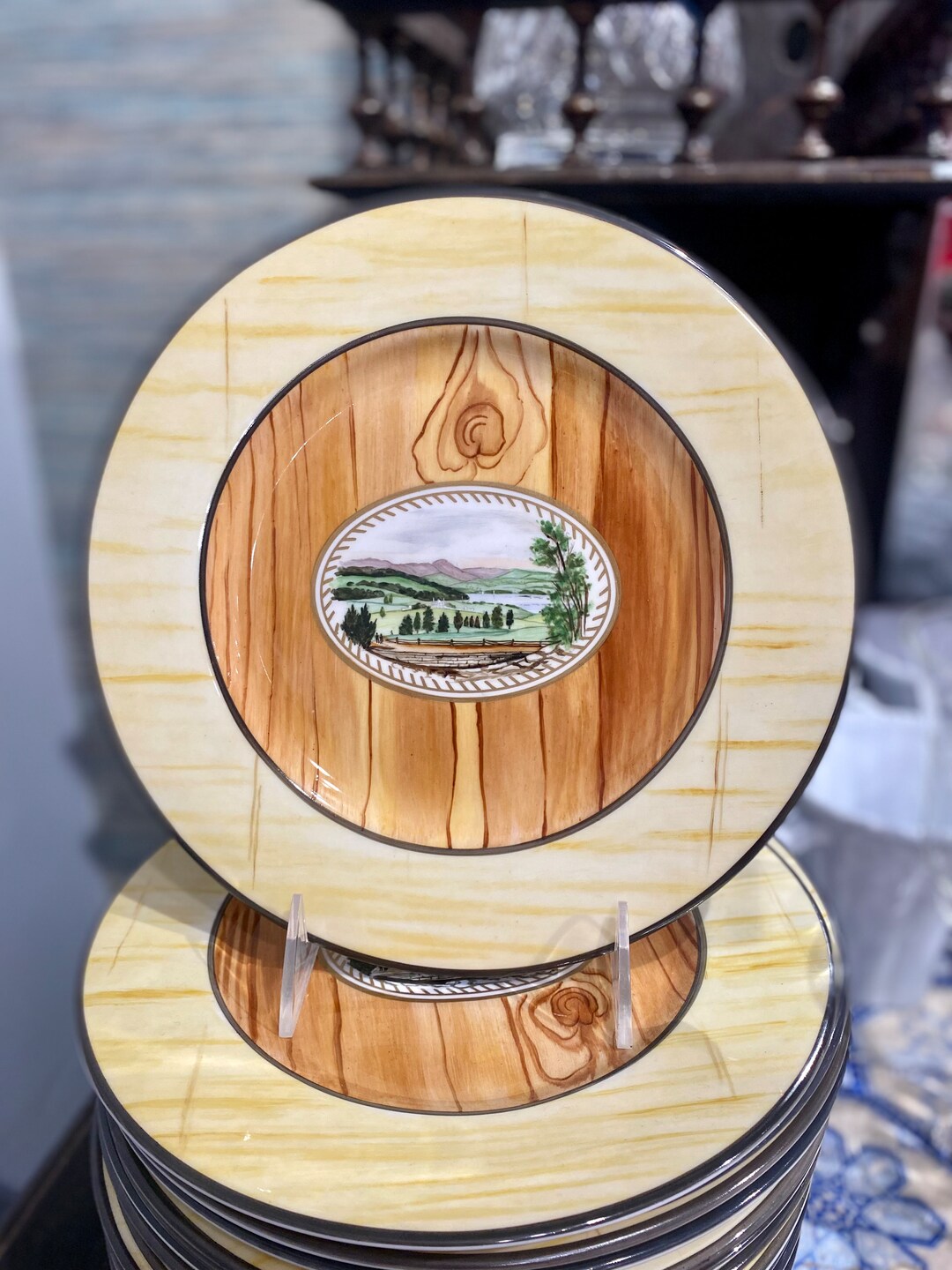 Jill Fenichell Painted Plates - Etsy