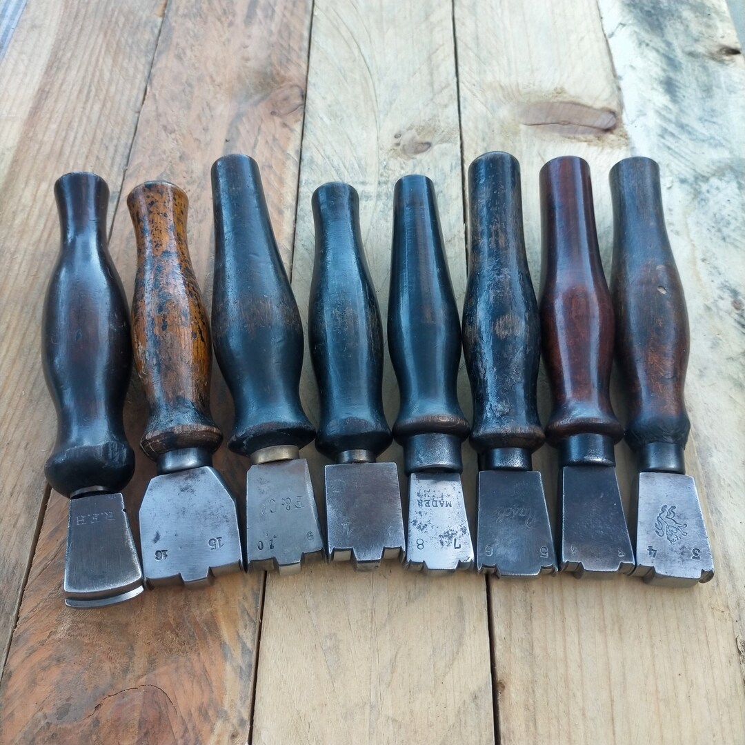 Vintage Shoemaking Finishing Iron Tools Set - Etsy