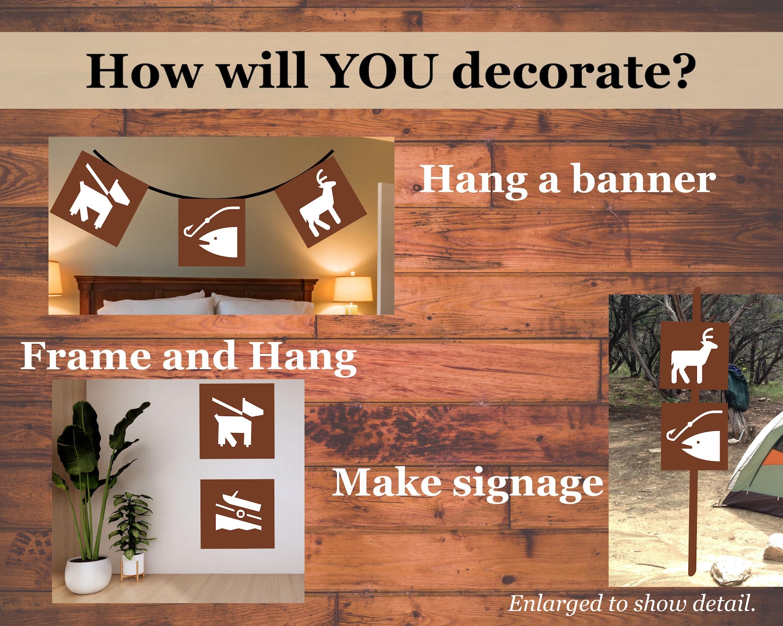 Camping Signs National Park, Vintage Pixel Style, Campground Signs ...
