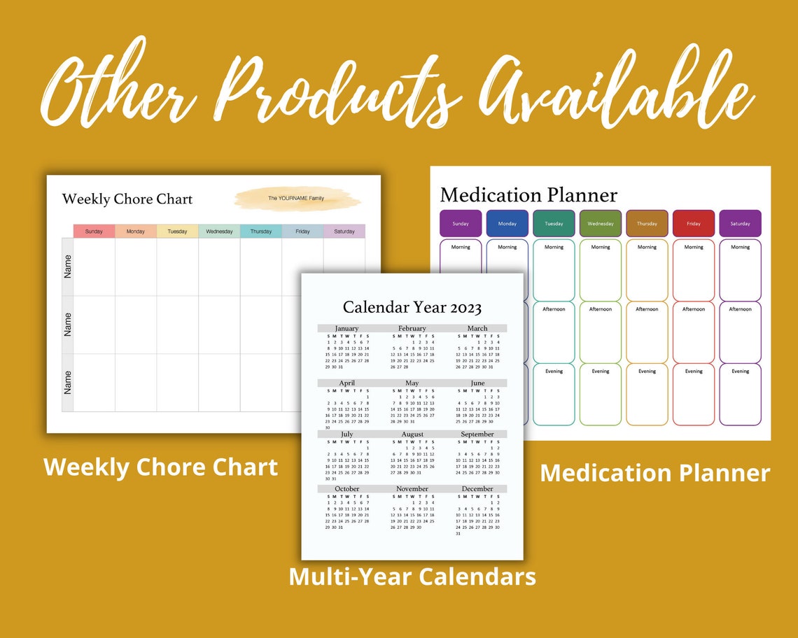 Printable Days at a Glance, 365 Day Calendar, Year at a Glance ...