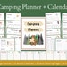 Printable Camping Planner, RV Travel Planner, Camping Trip Planner ...