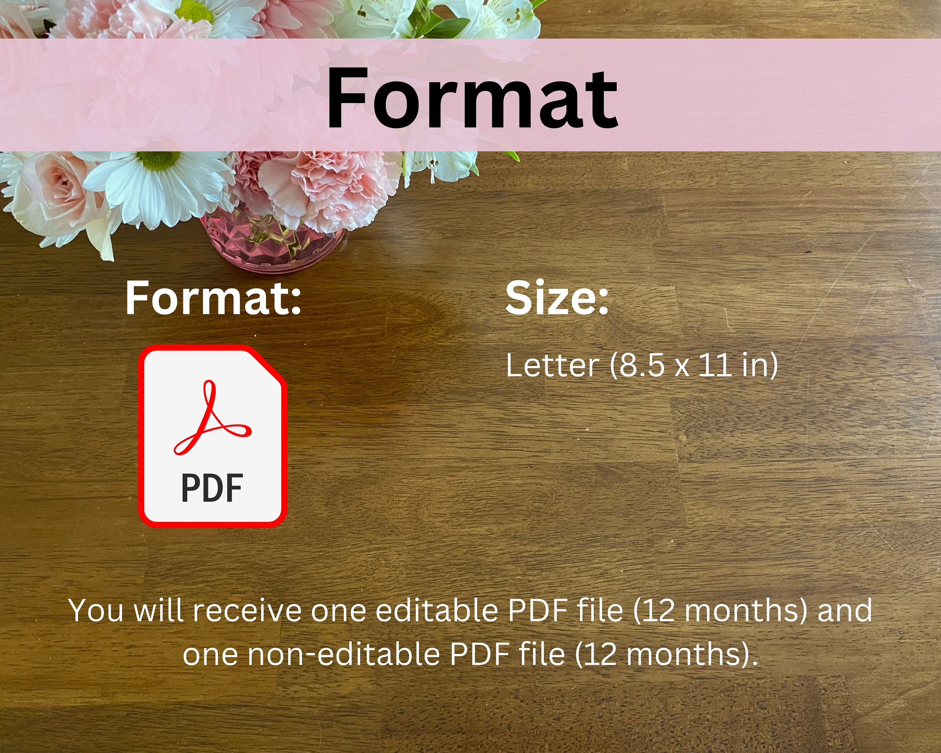 Perpetual Calendar Editable, Monthly 365 Day Printable Calendar ...