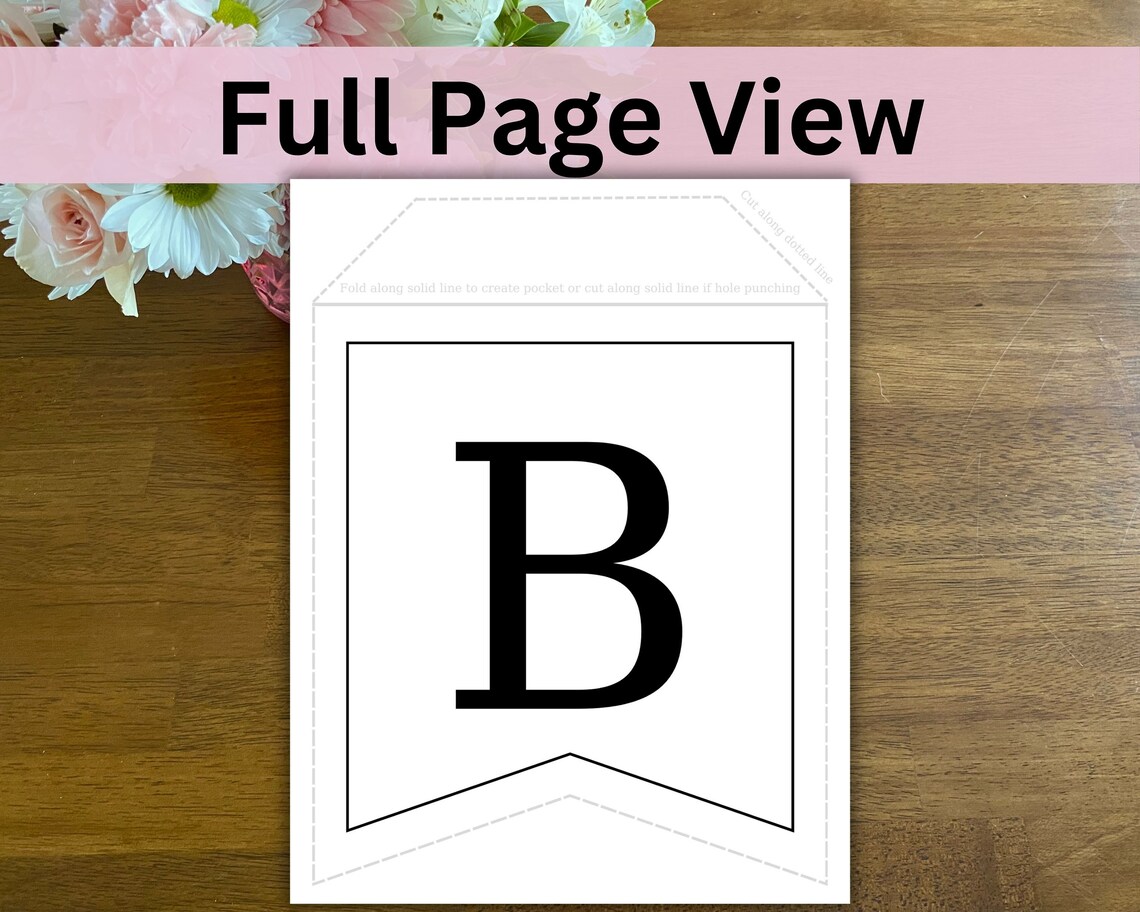 DIY Printable Banner Digital Download, Birthday Party, Shower ...