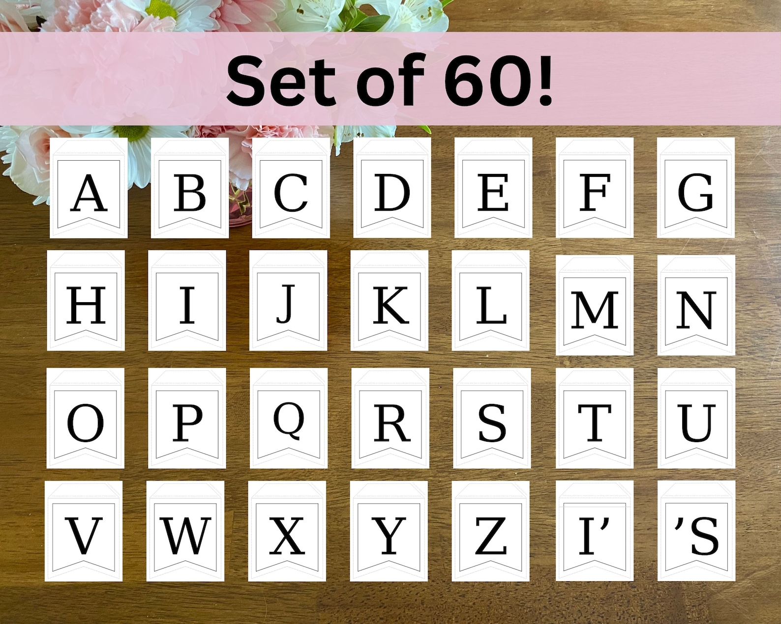 DIY Printable Banner Digital Download, Birthday Party, Shower ...