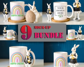 Canva Bunny Mockup - Etsy