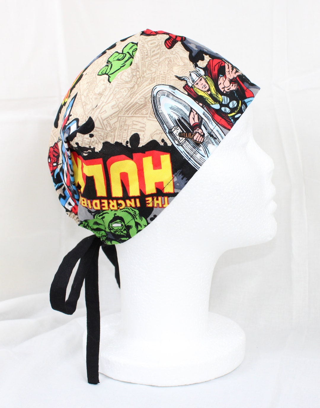 Marvel Avengers Scrub Cap Unisex - Etsy